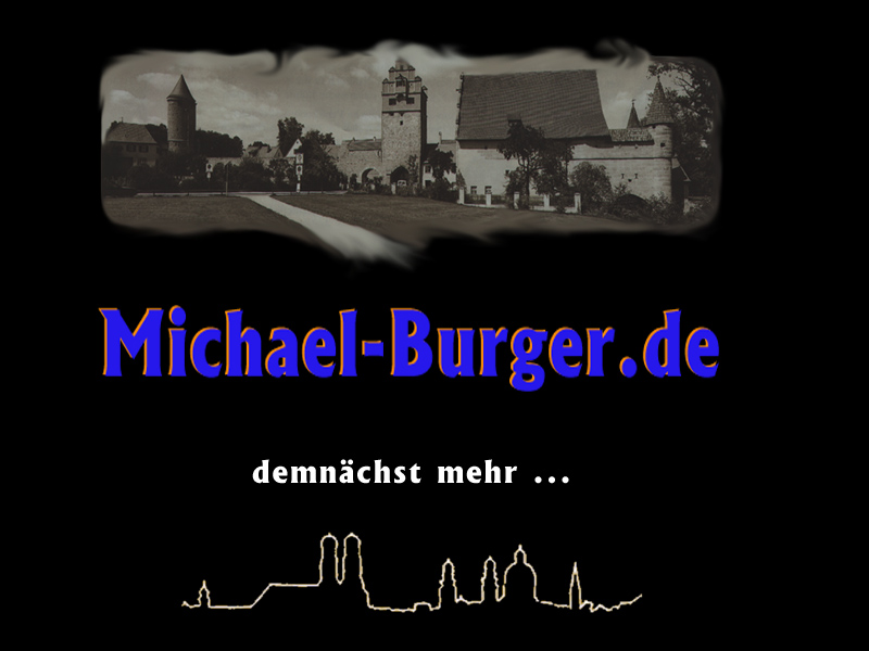 Homepage of Michael Burger